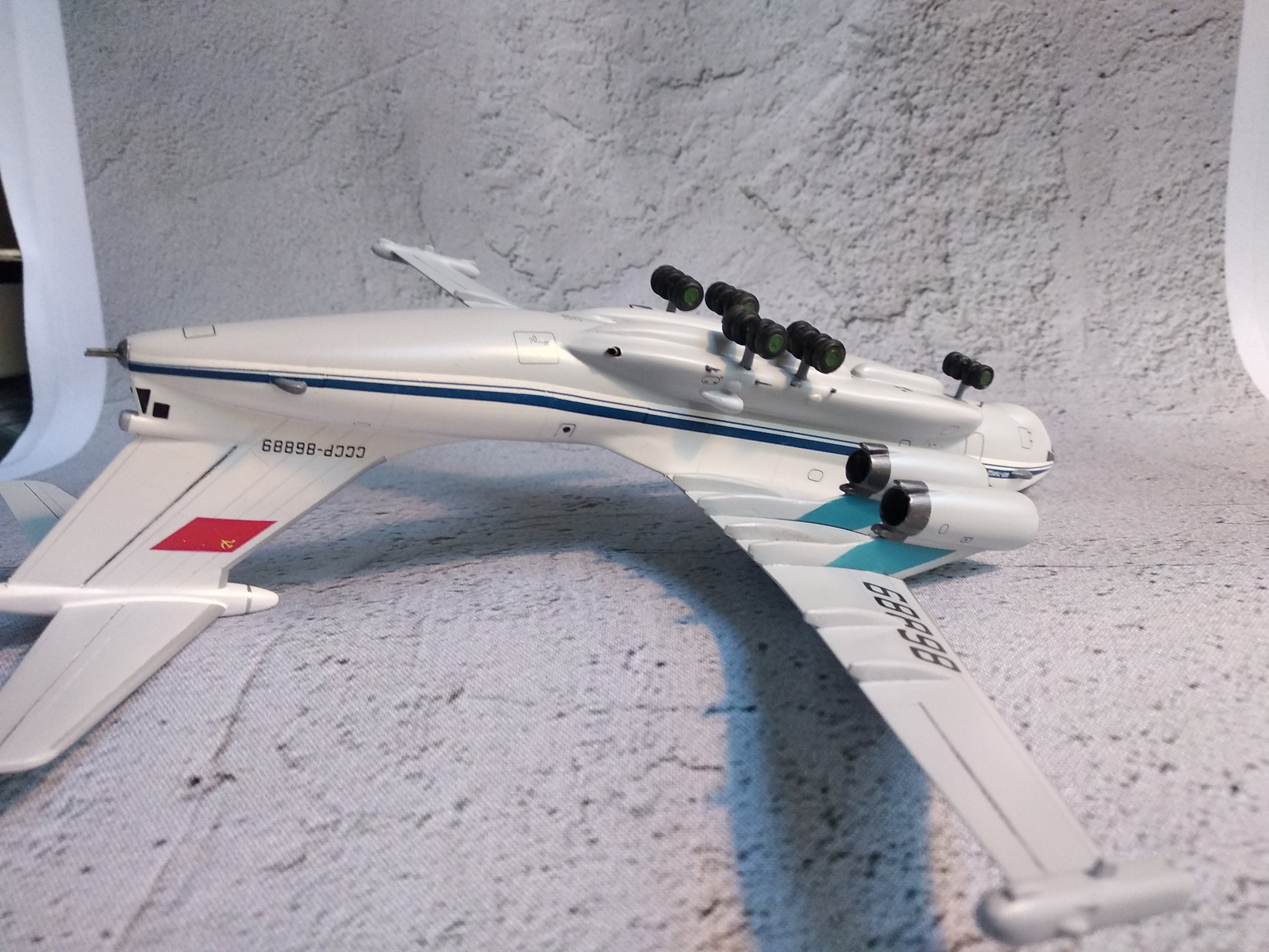 Model of ECM Aircraft Il-76pp in 1-200 Scale. Good Addition for Your ...