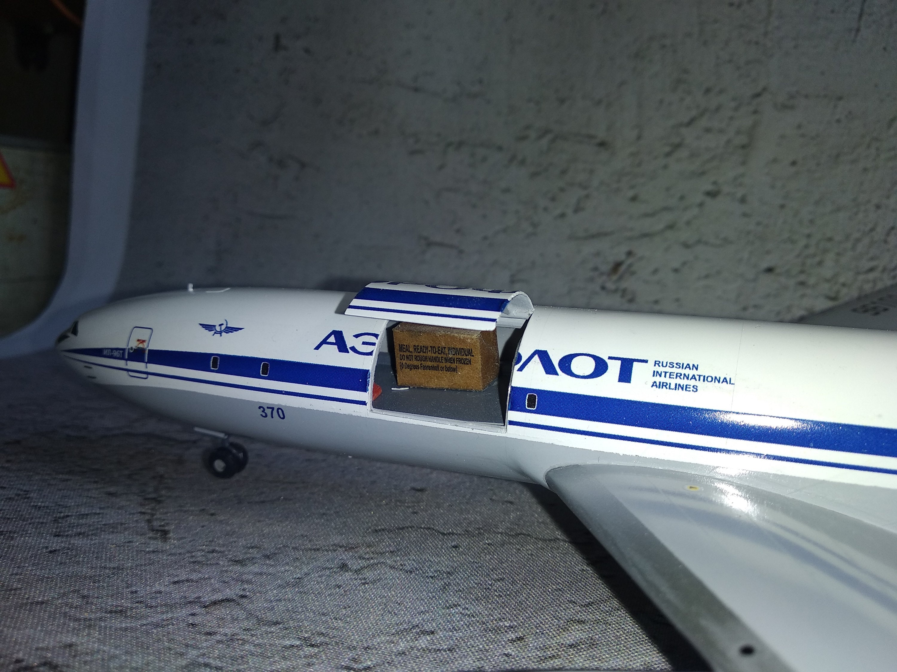 Ilyushin Il-96t Model Airplane 1:200 Scale - Handmade Wood Replica - Etsy