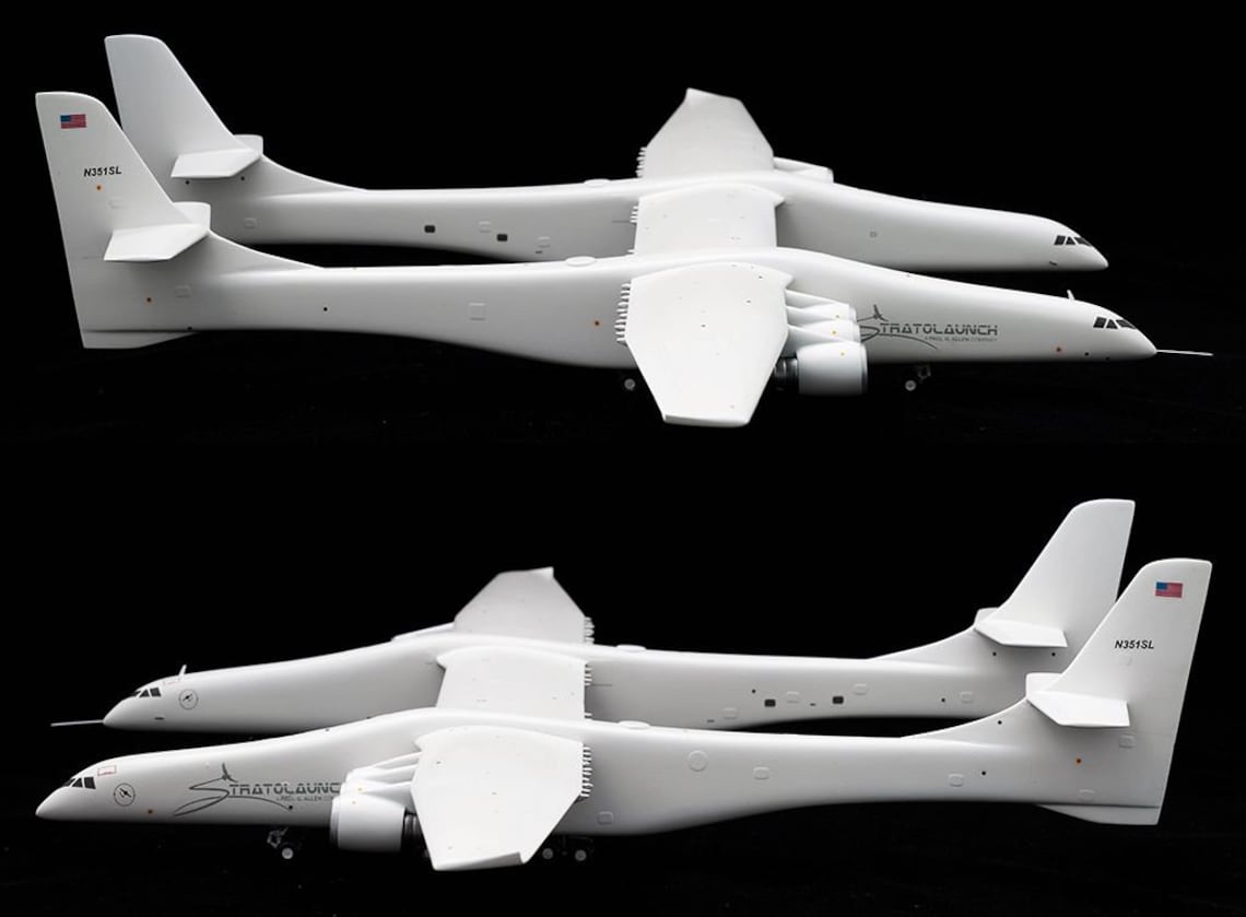 Stratolaunch With Dreamchaser 1/200 Scale - Etsy
