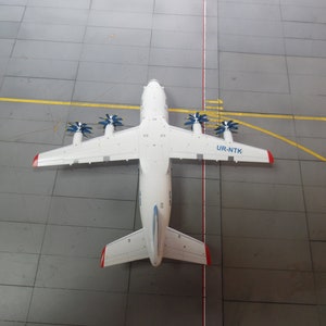 Antonov An-70 in 1200 Scale. Detailed Model, in Home Antonov Livery ...
