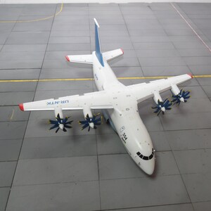 Antonov An-70 in 1200 Scale. Detailed Model, in Home Antonov Livery ...