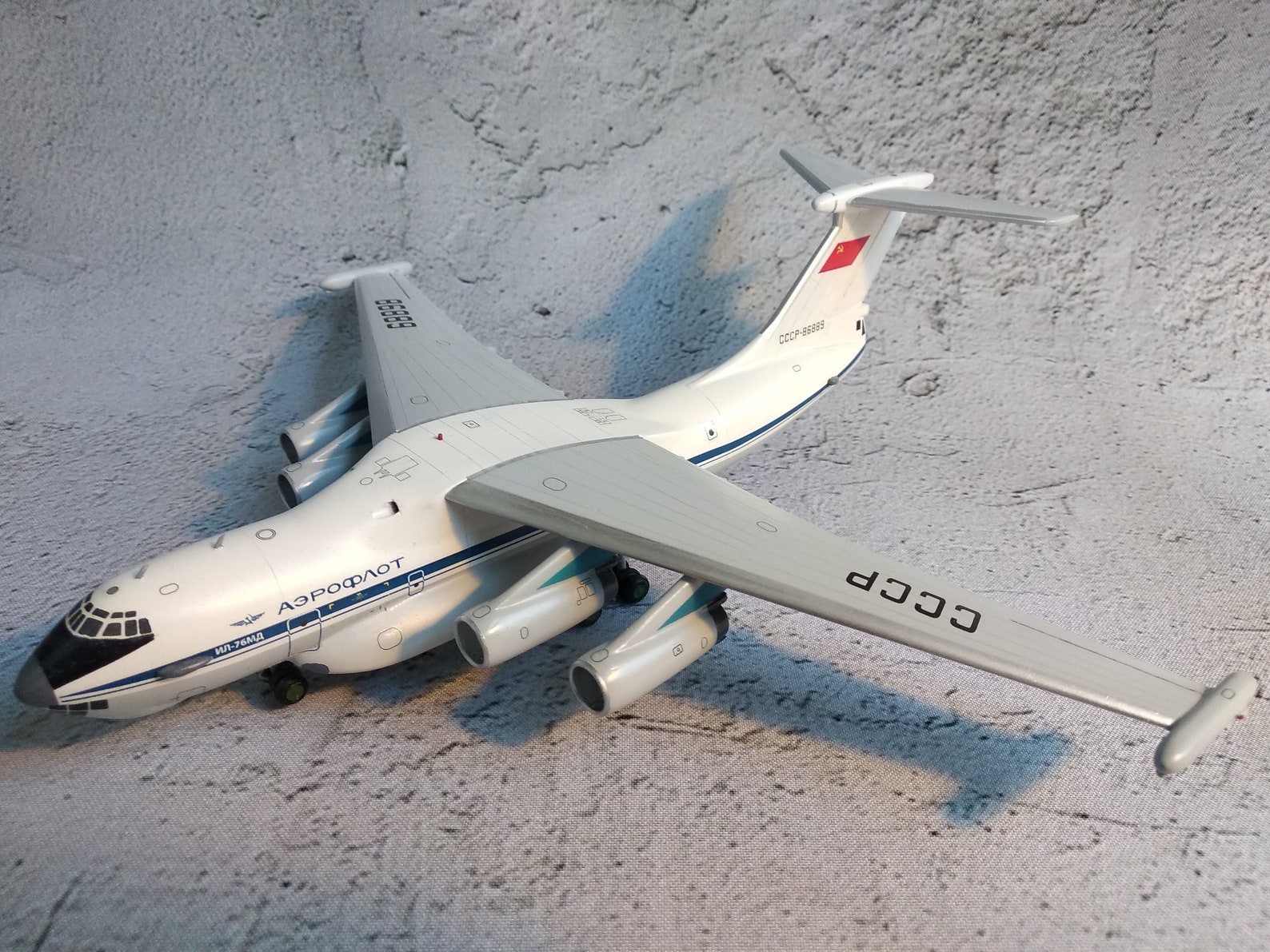 Model of ECM Aircraft Il-76pp in 1-200 Scale. Good Addition - Etsy