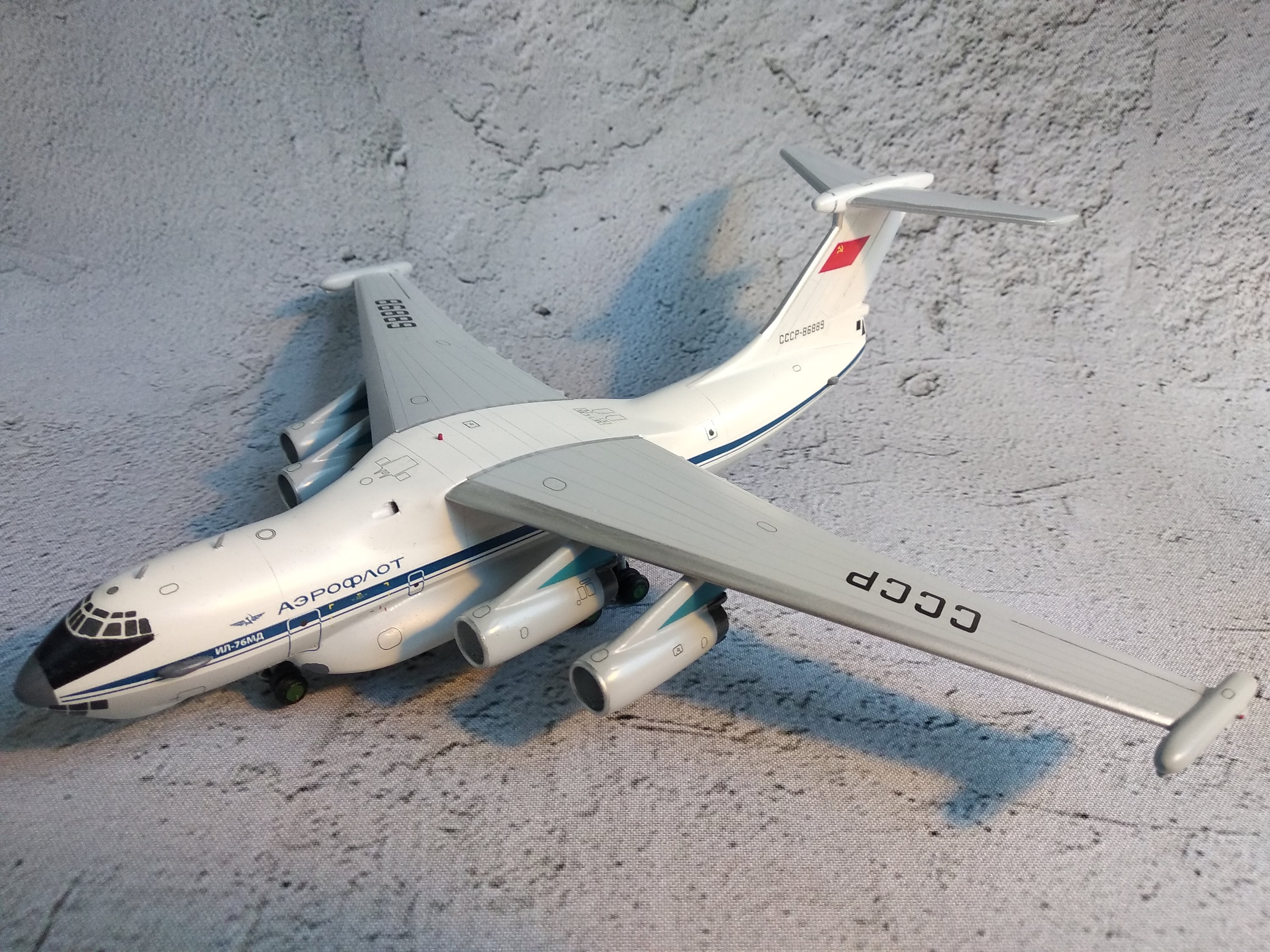 Model of ECM Aircraft Il-76pp in 1-200 Scale. Good Addition - Etsy