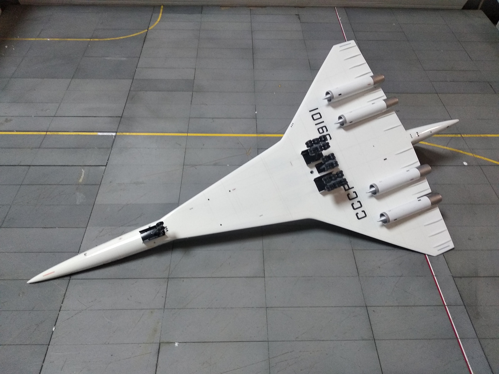 Tupolev Tu-244 Model Airplane: 1-200 Scale, Wood & Metal - Etsy UK