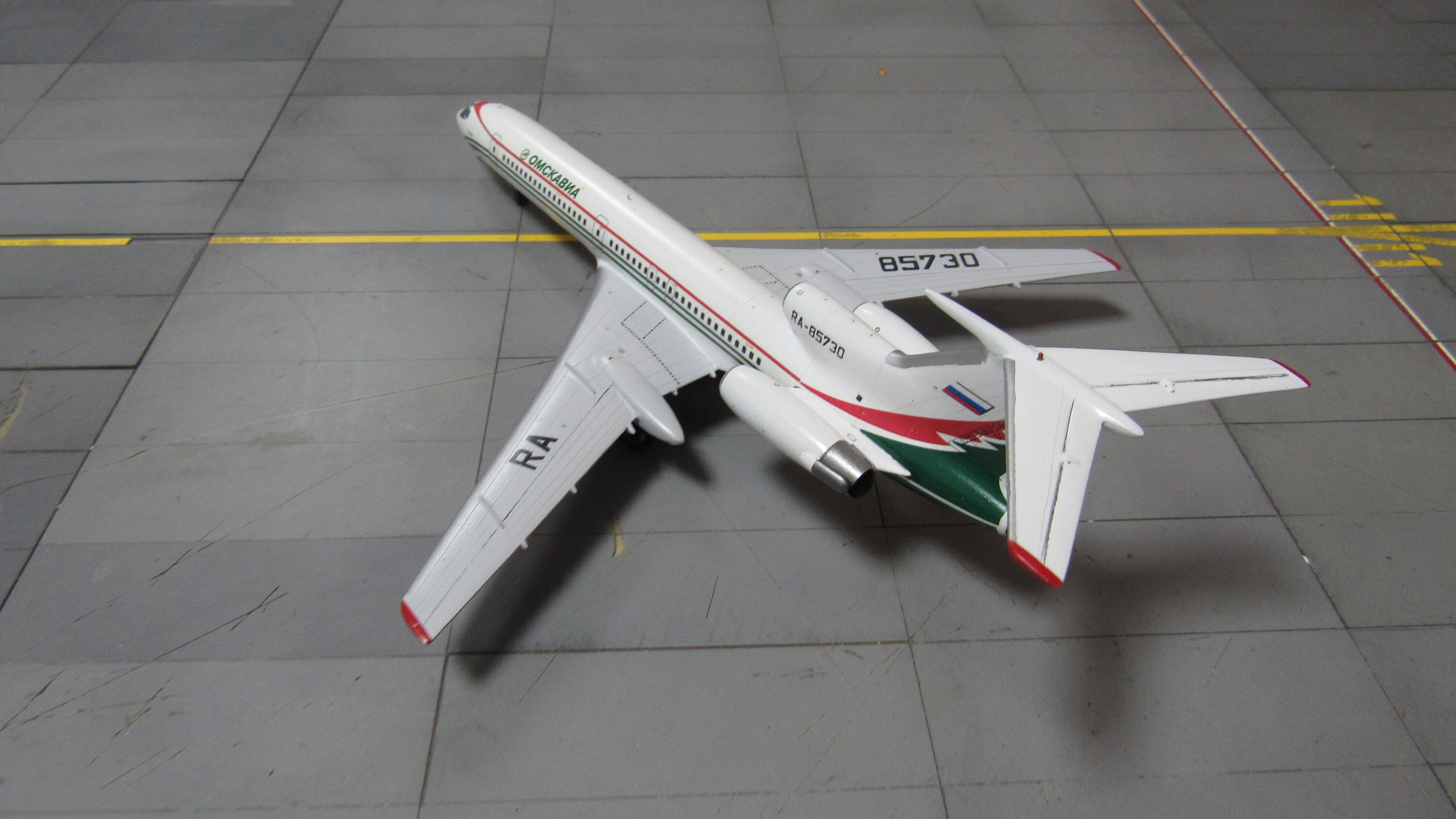 Resin model of Tu-154 1/200 scale. You can choose any livery. | Etsy