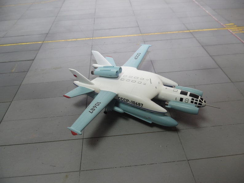 Model of Ekranoplan Bartini 14M1P 1200 Scale Scratch Build - Etsy