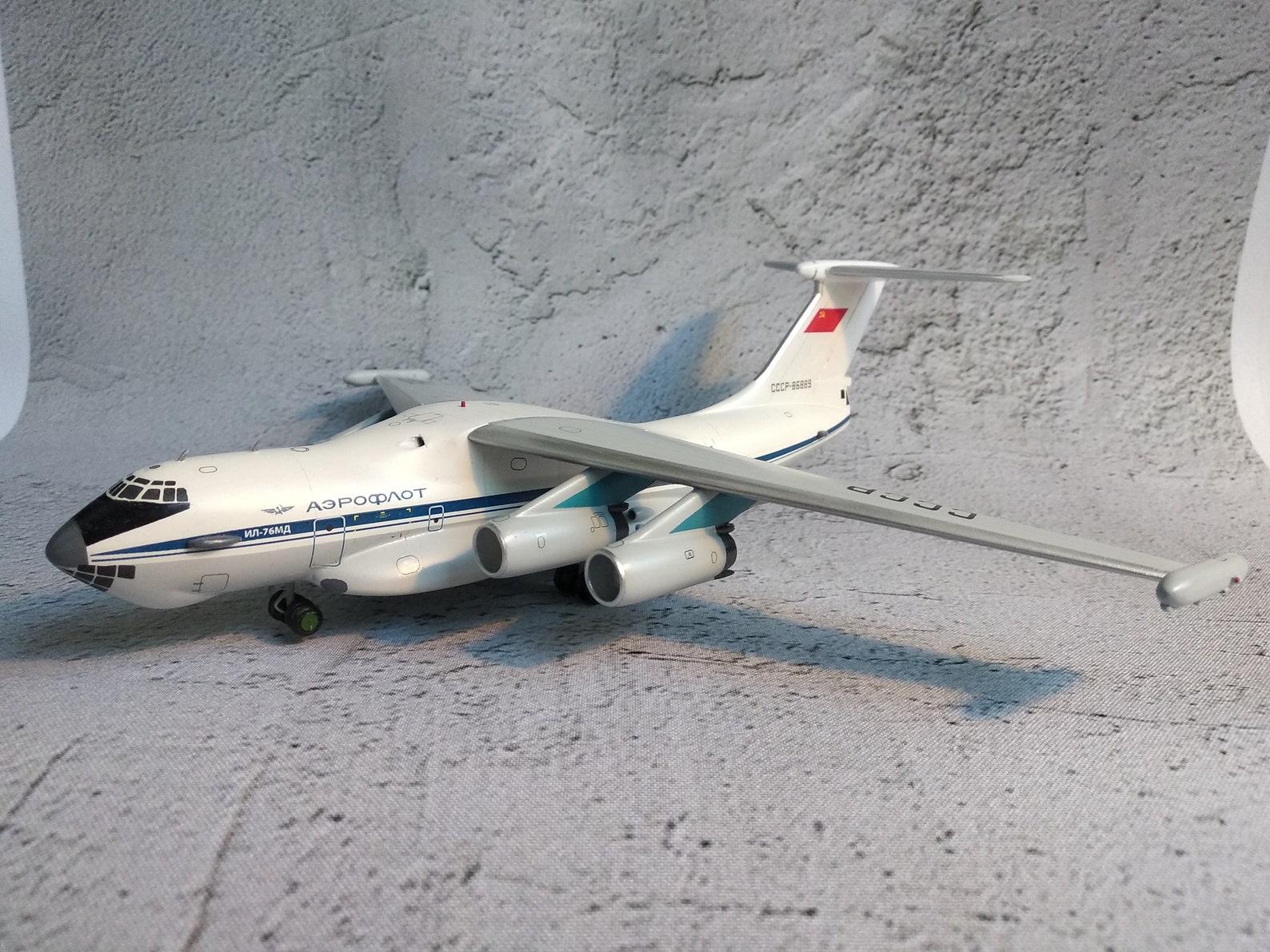 Model of ECM Aircraft Il-76pp in 1-200 Scale. Good Addition - Etsy