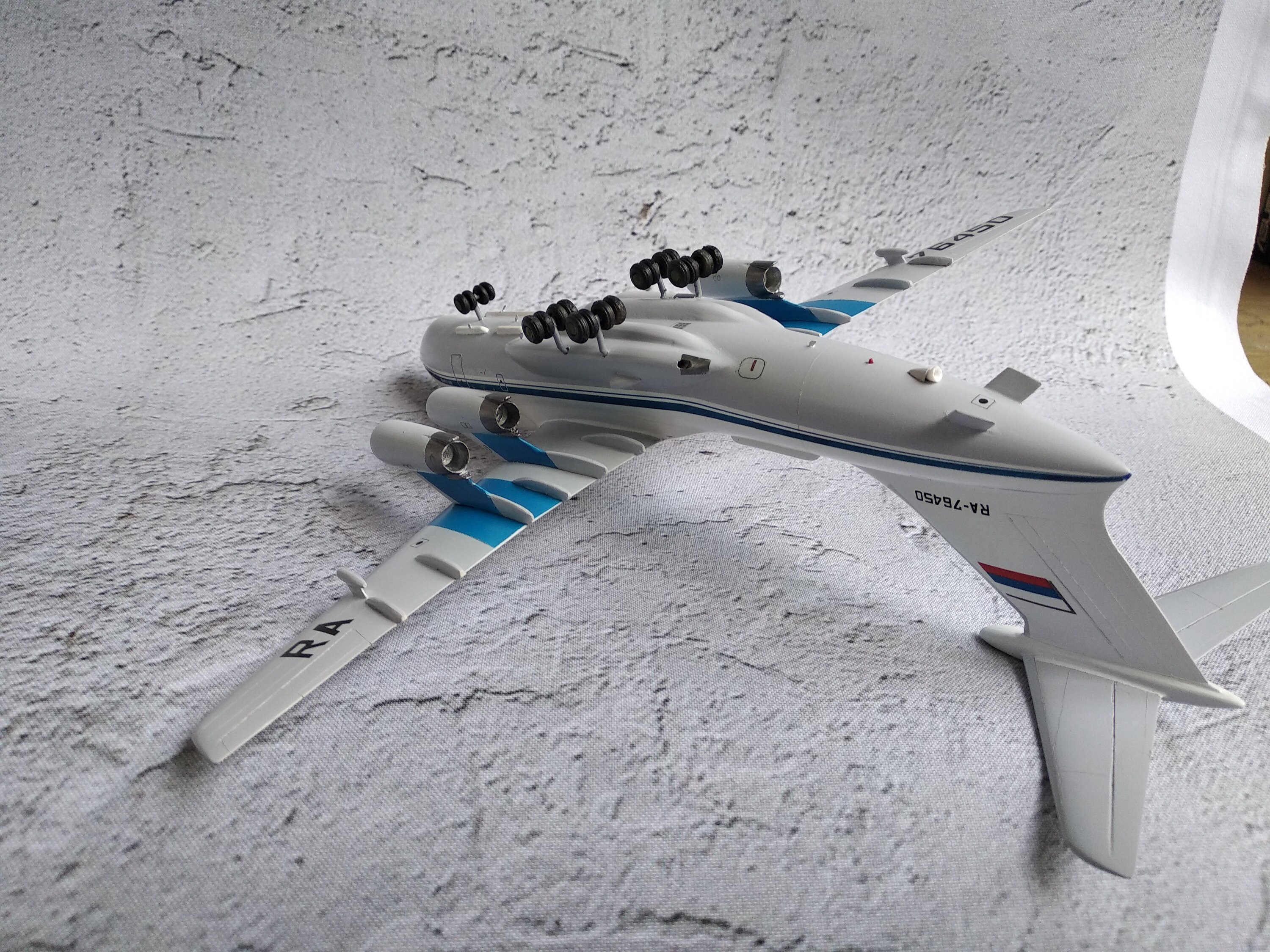 Model of Il-82. Airborne Command Post/communications Relay Aircraft in ...