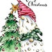 Merry Christmas 5x7 Greeting Card MANY DESIGNS AVAILABLE Happy Holidays ...