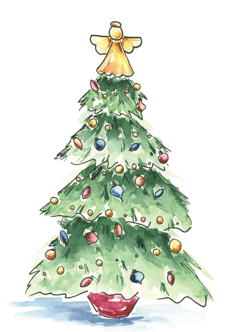 Merry Christmas 5x7 Greeting Card | MANY DESIGNS AVAILABLE | Happy ...