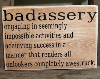 Badassery | Etsy