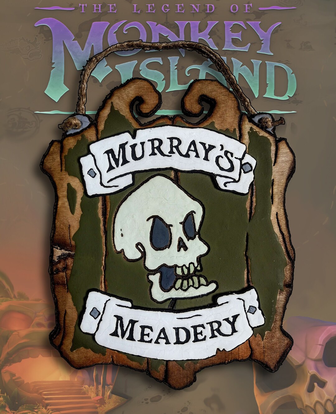 Sea of Thieves Monkey Island Tavern Sign murray's Meadery Craft Kit ...