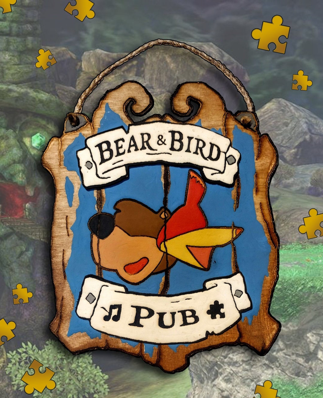 Custom Banjo Kazooie Mumbo Jumbo Tavern Sign Craft Kit - Etsy