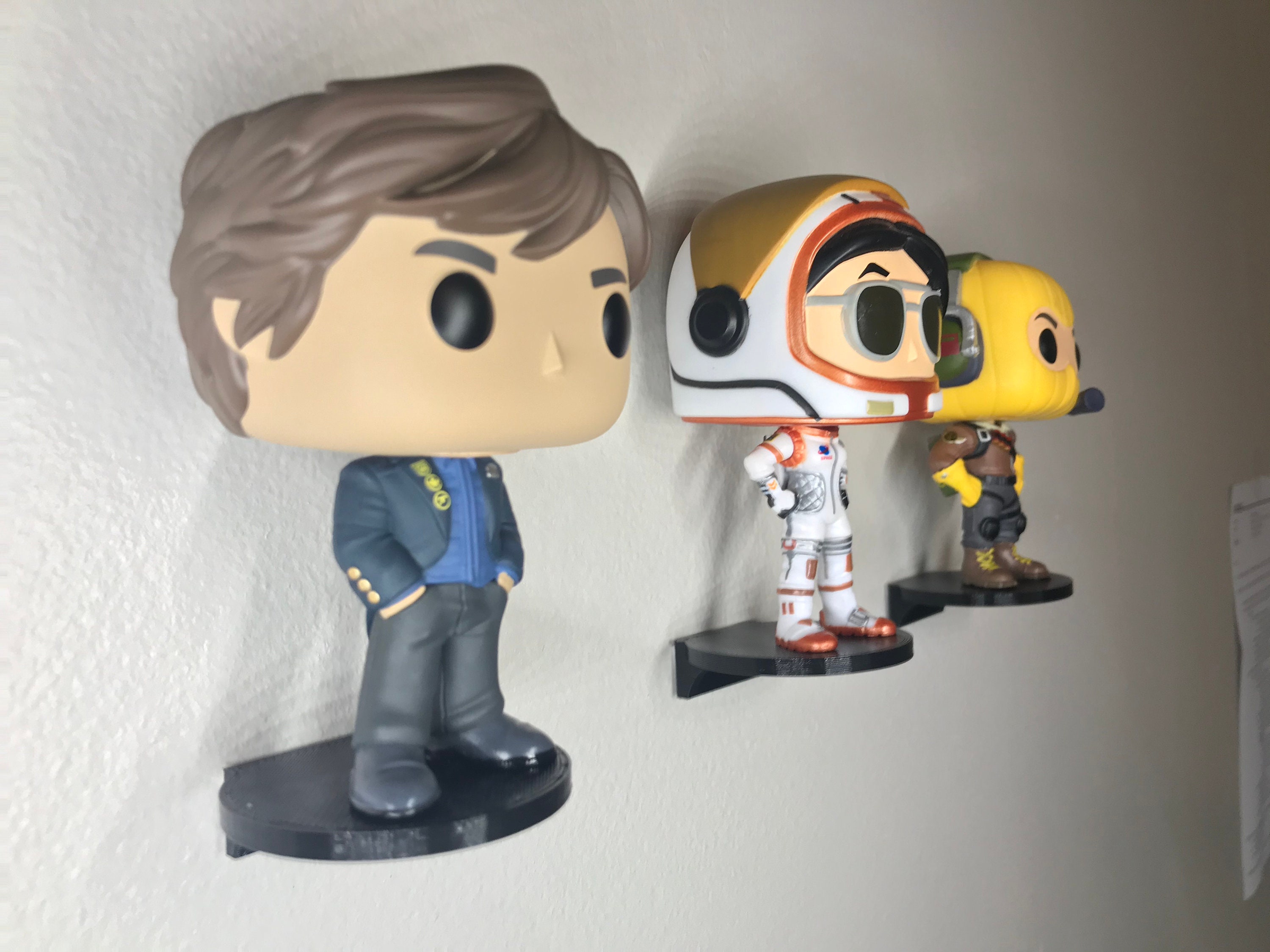 Wall Mount Display Shelf for Funko Pop - 2" Diameter Stand - Etsy