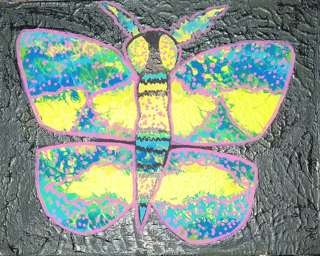 Blacklight Reflective Butterfly - Etsy