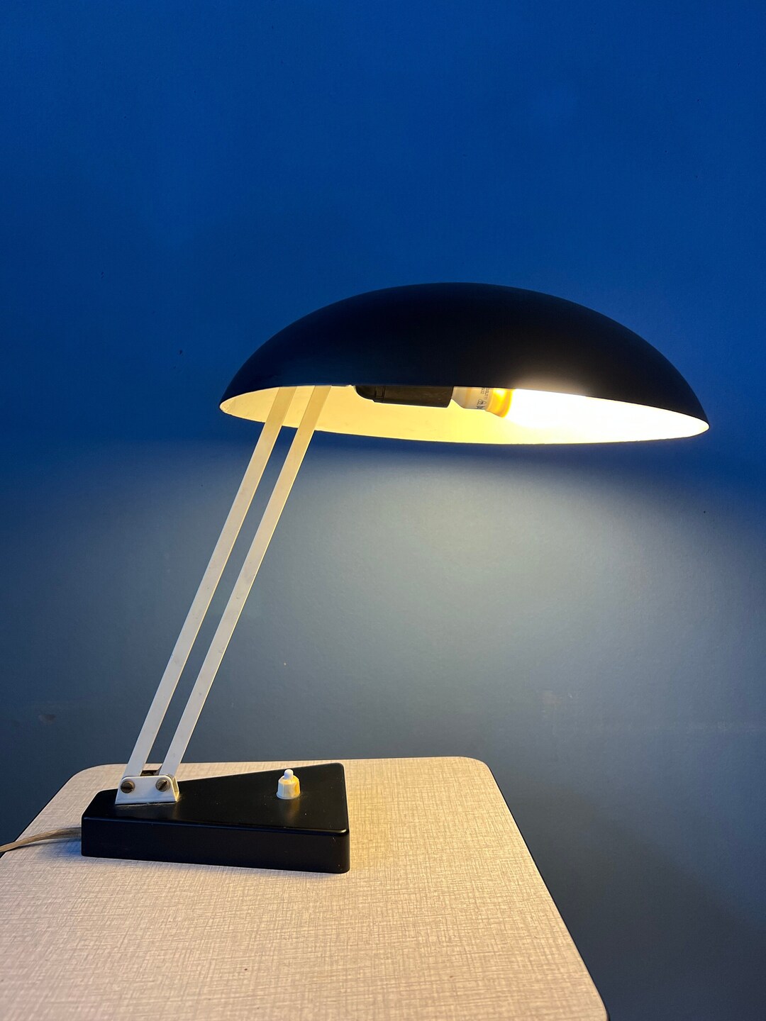 Black Vintage Flexible Desk Lamp by Hala Bauhaus Style - Etsy