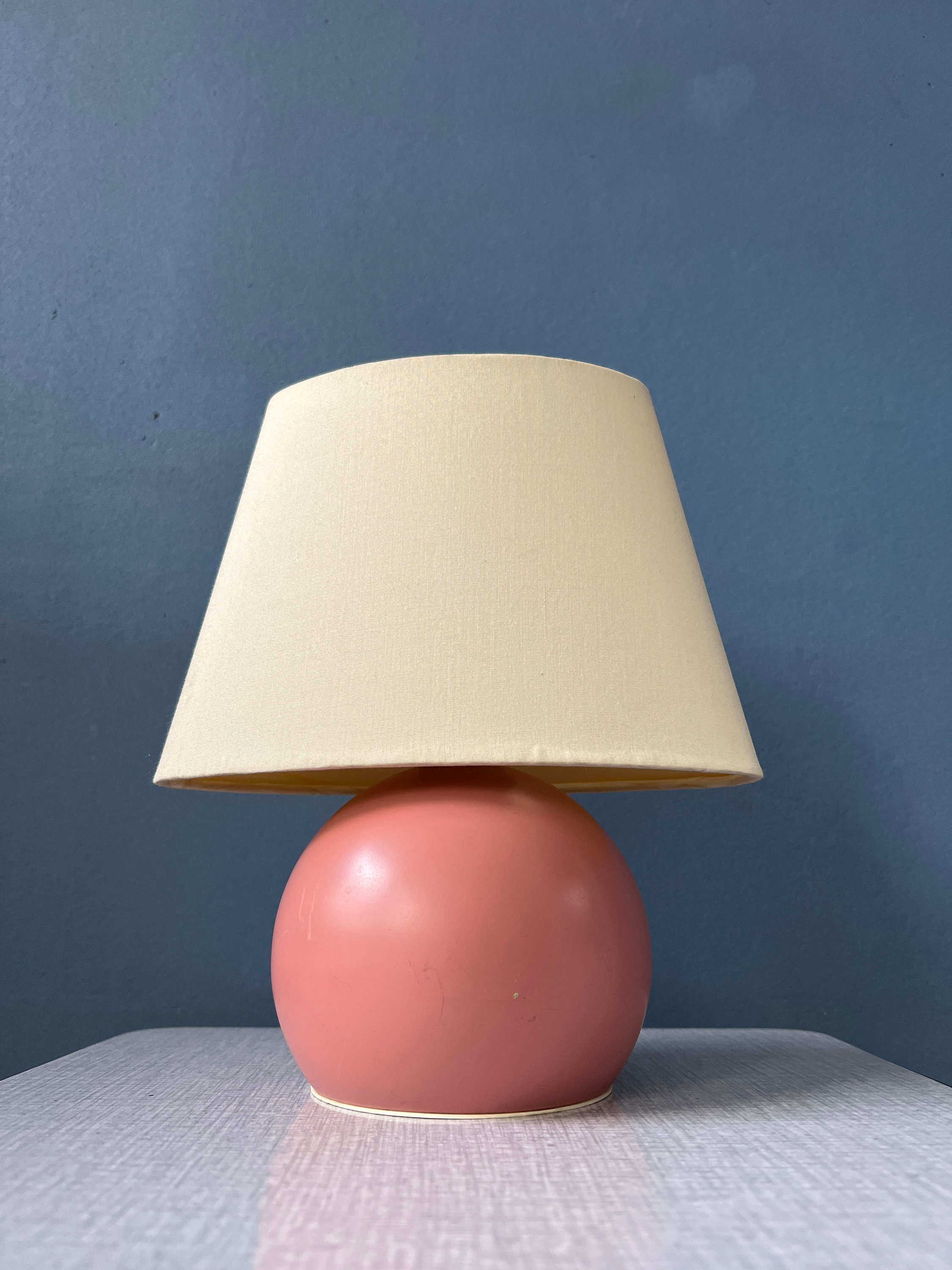 Small Pink Eclectic Desk Lamp - Etsy