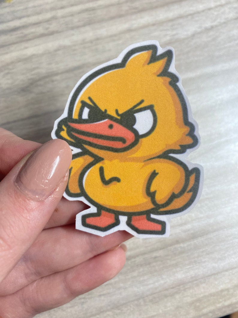 Duck off Sticker Angry Duck Stationary Gifts for Art Lovers - Etsy