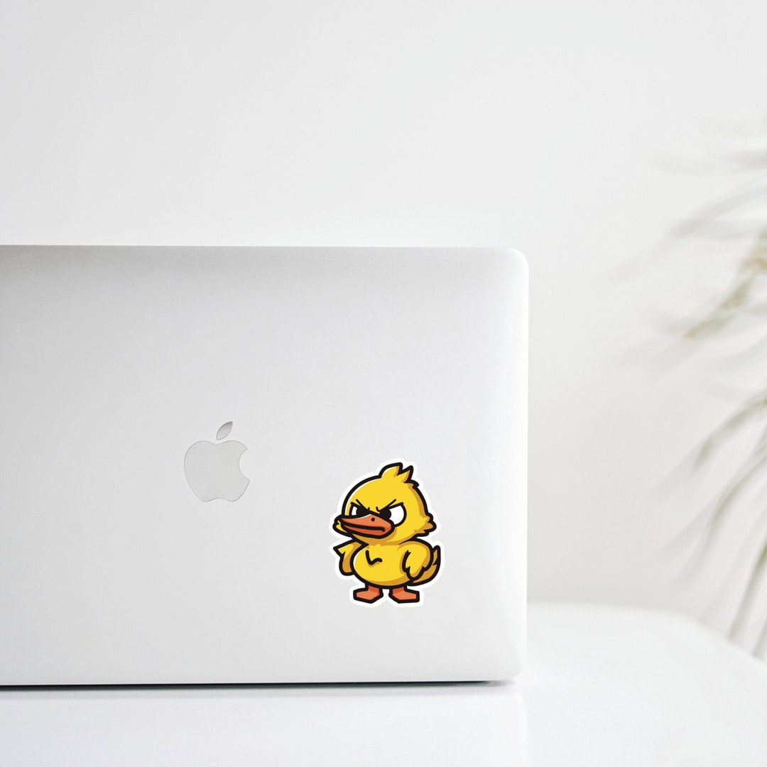 Duck off Sticker Angry Duck Stationary Gifts for Art Lovers - Etsy