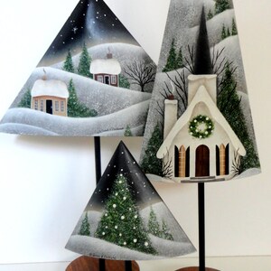 Pastoral Winter Scenes - Etsy