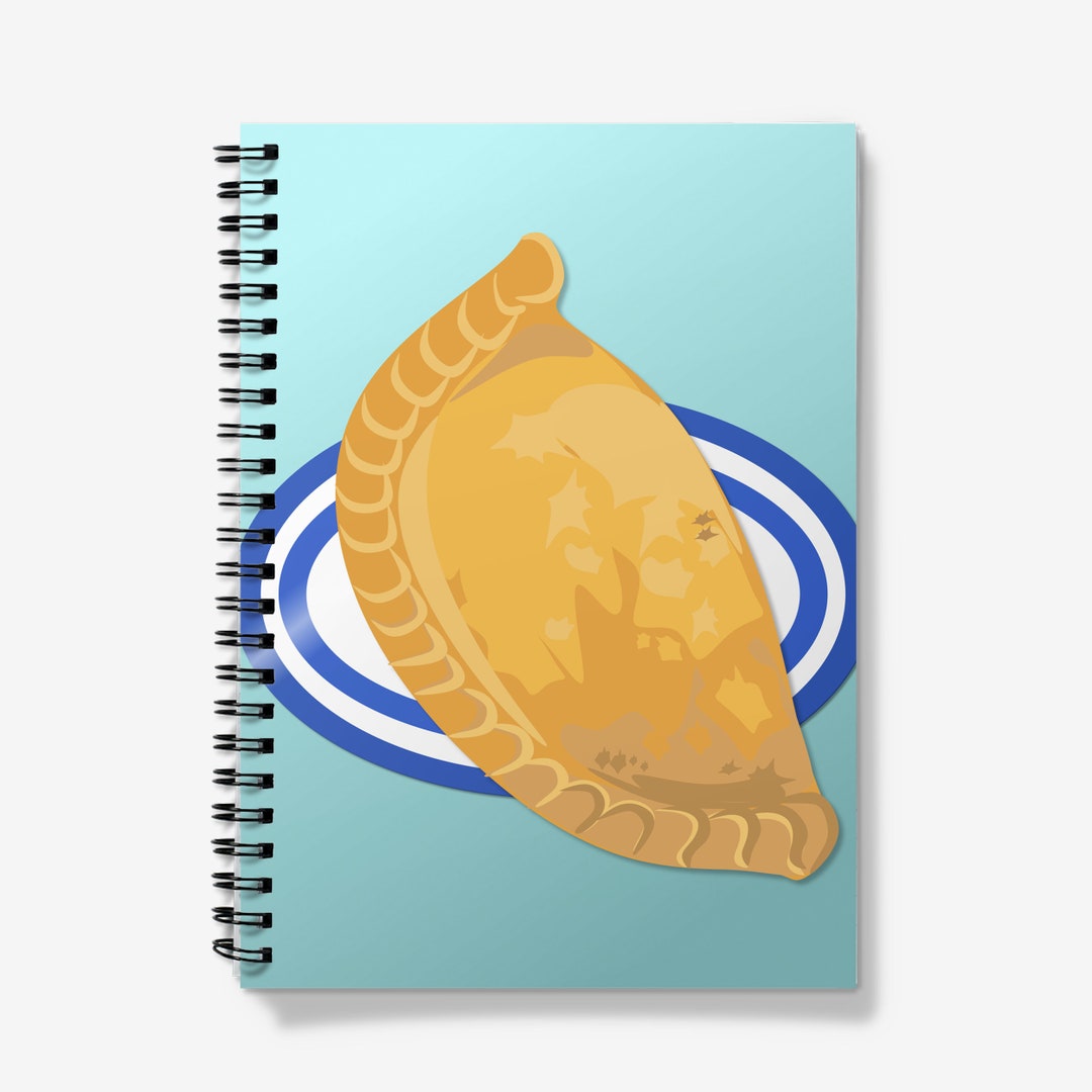 Cornishware Inspired Notebook, 'cornishware' Journal, Cornish Pasty ...