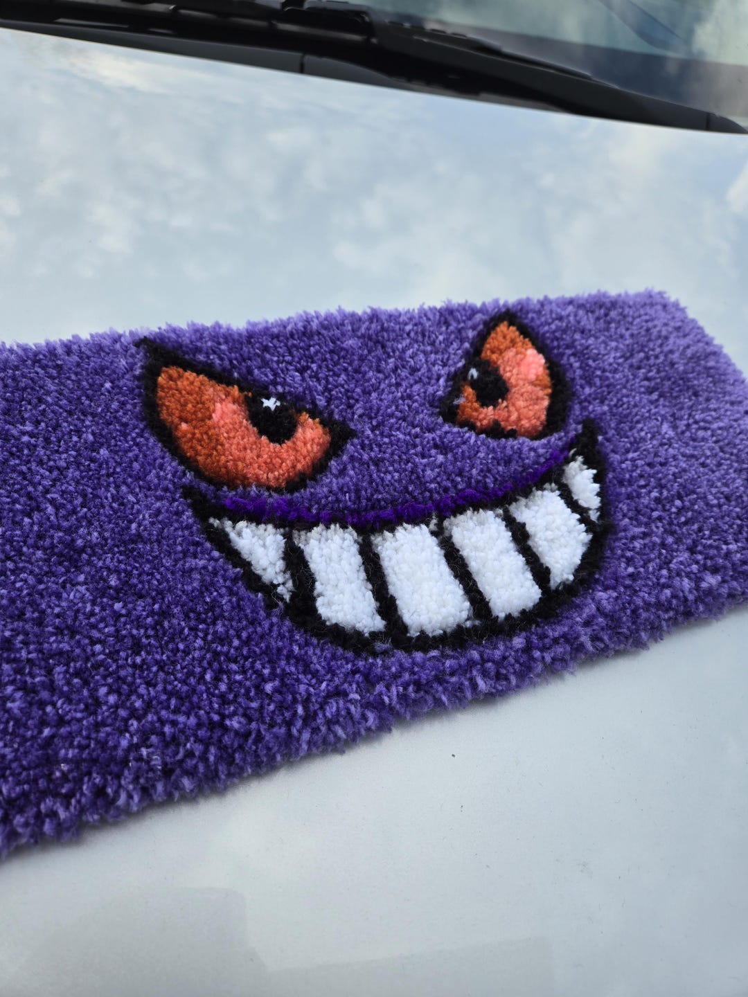 Handmade Anime Purple Keyboard Custom Rug (17 Inches) || Personalized ...