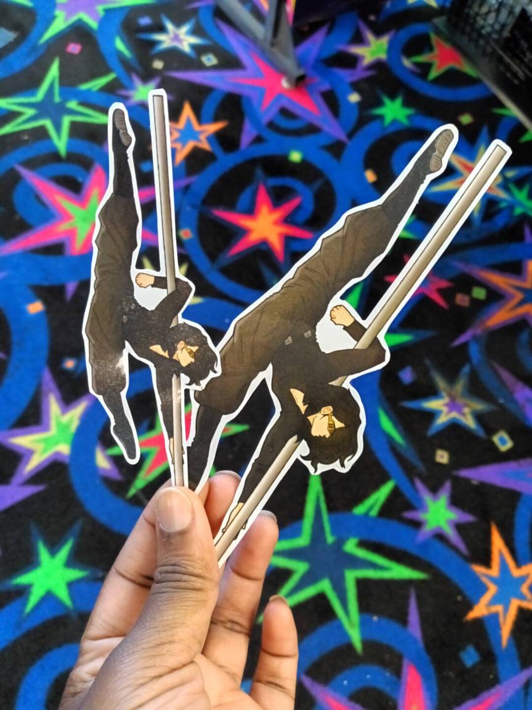 Anime Pole Dancer Sticker: AU Version 2 - Glossy or Matte - Etsy