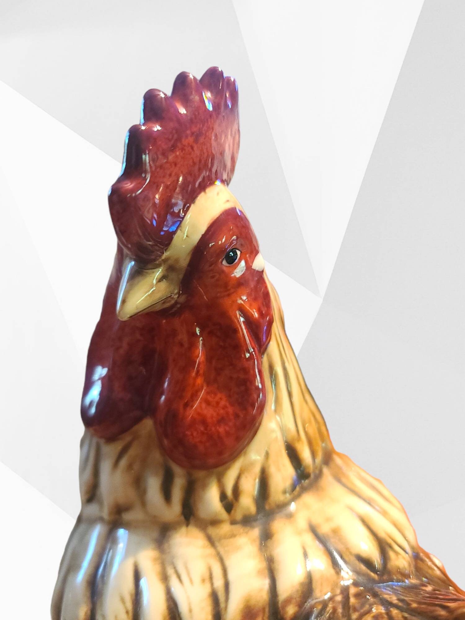 Vintage Grasslands Road Rooster Statue - Etsy