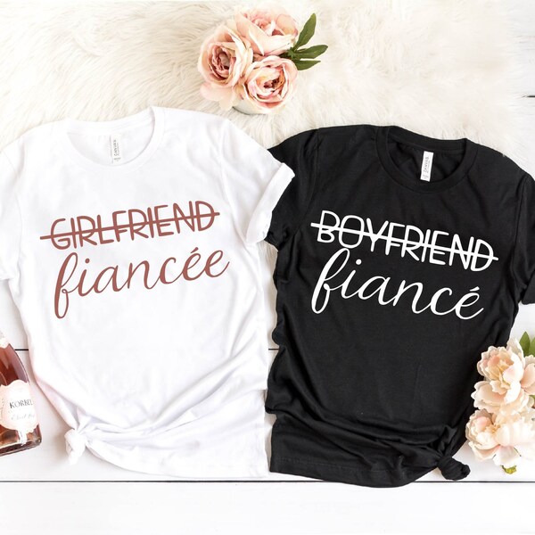 Engagement Couple Shirts - Etsy