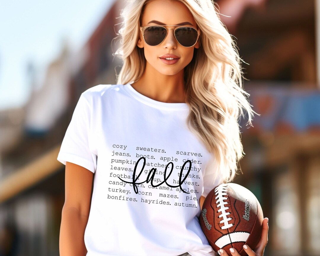 Hello Fall Shirt, Thanksgiving Shirt , Cute Fall Shirts, Fall Words ...