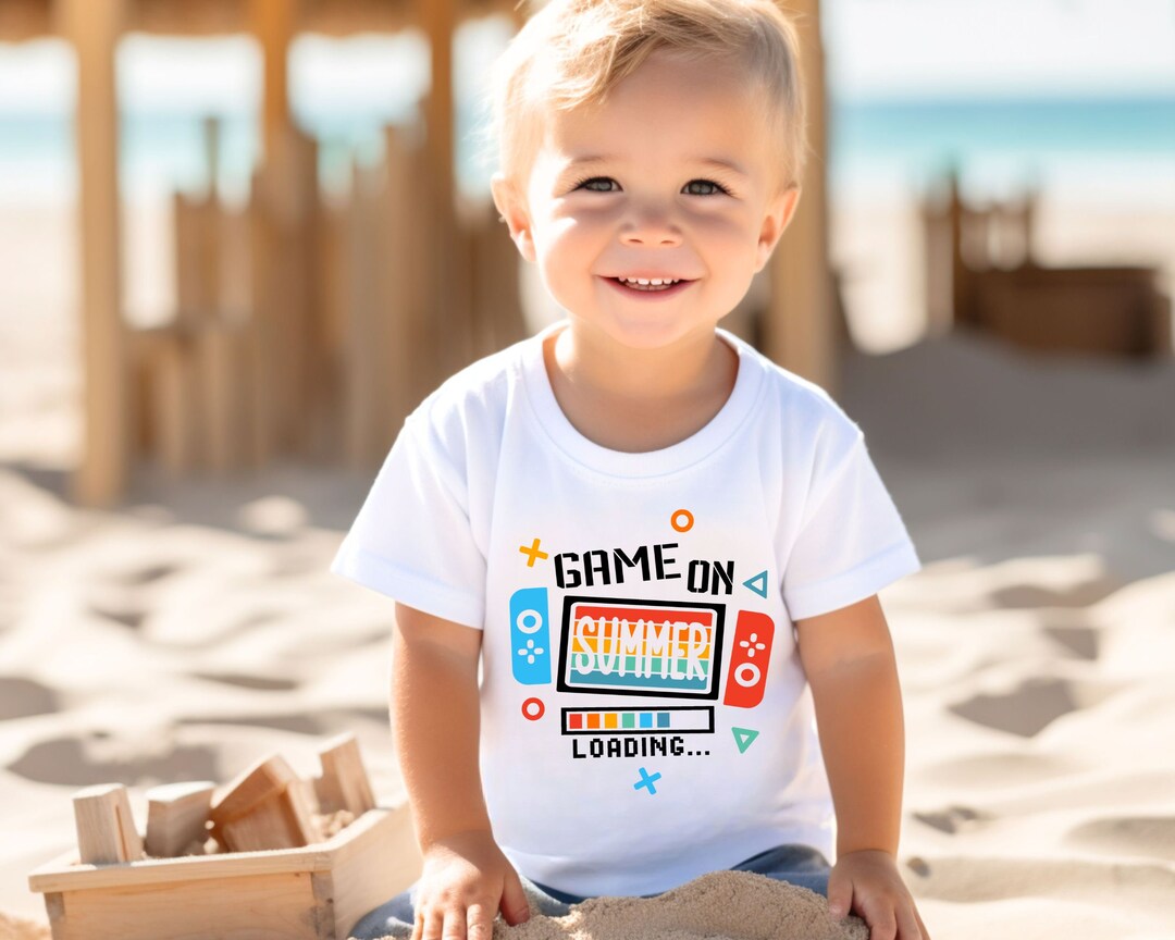 Game on Summer Loading Shirt, Last Day of School Shirt, Boys Summer ...