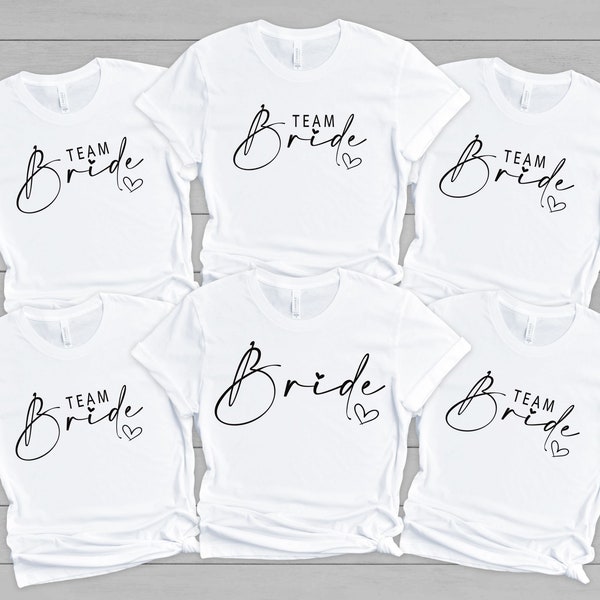 Team Bride Shirts - Etsy