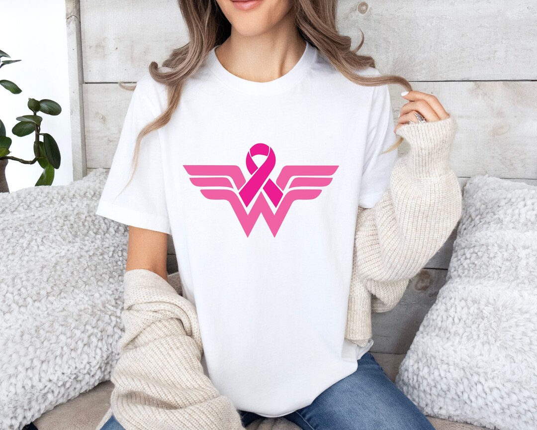 Cancer Ribbon Wonder Shirt, Cancer Survivor T-shirt, Cancer Warrior ...