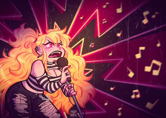 Rock Angel OC Print - Etsy