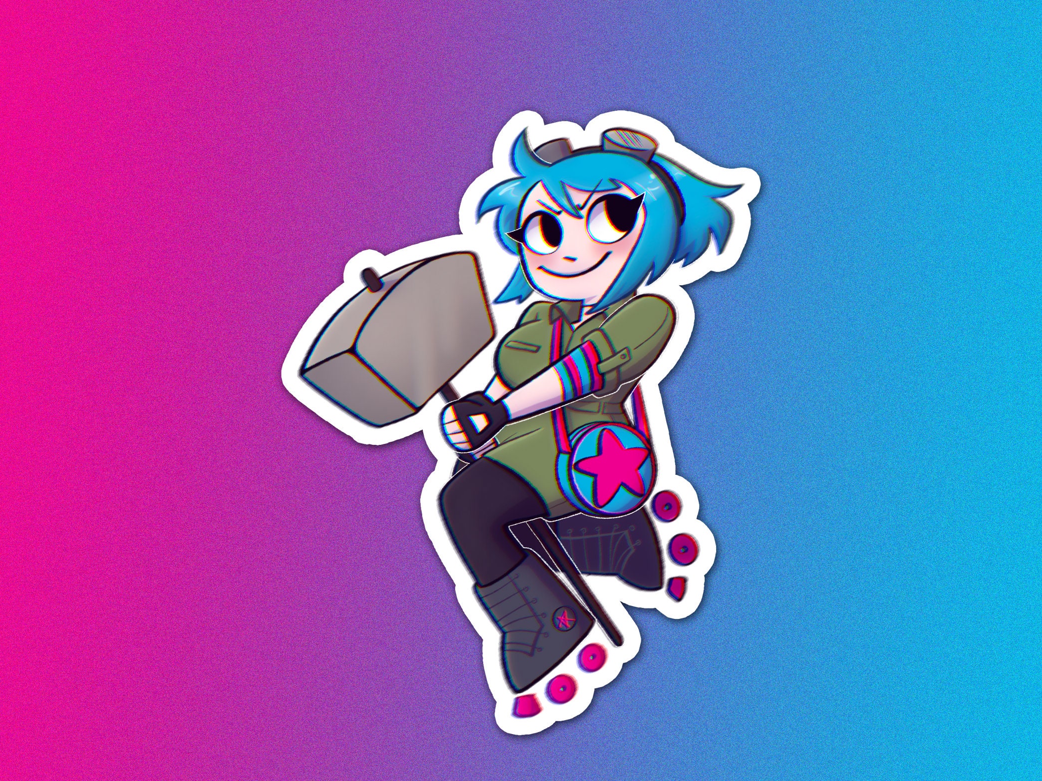 Ramona Flowers Game Sprite