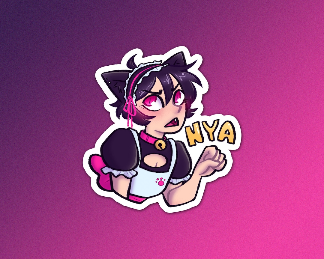Catboy Maid Sticker - Etsy