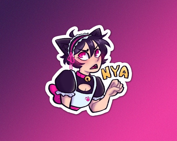 Catboy Maid Sticker - Etsy