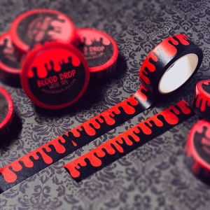 Blood Drop Washi Tape 15mm X 10m - Etsy