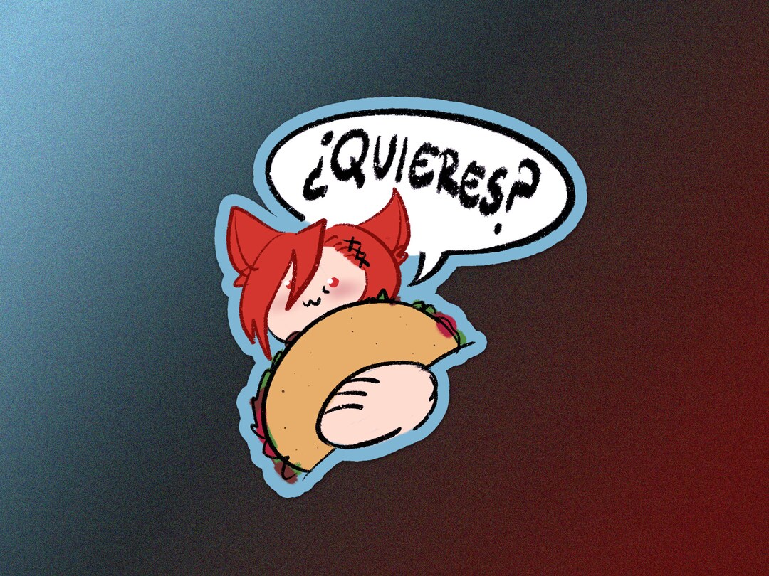 G'raha Tia Taco | FFXIV Sticker - Etsy
