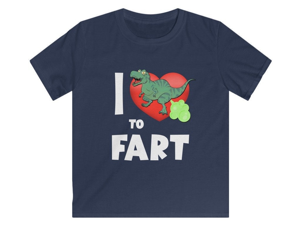 I Love to Fart | T-rex Dinosaur Shirt | Boys Fart Shirts | Mens ...