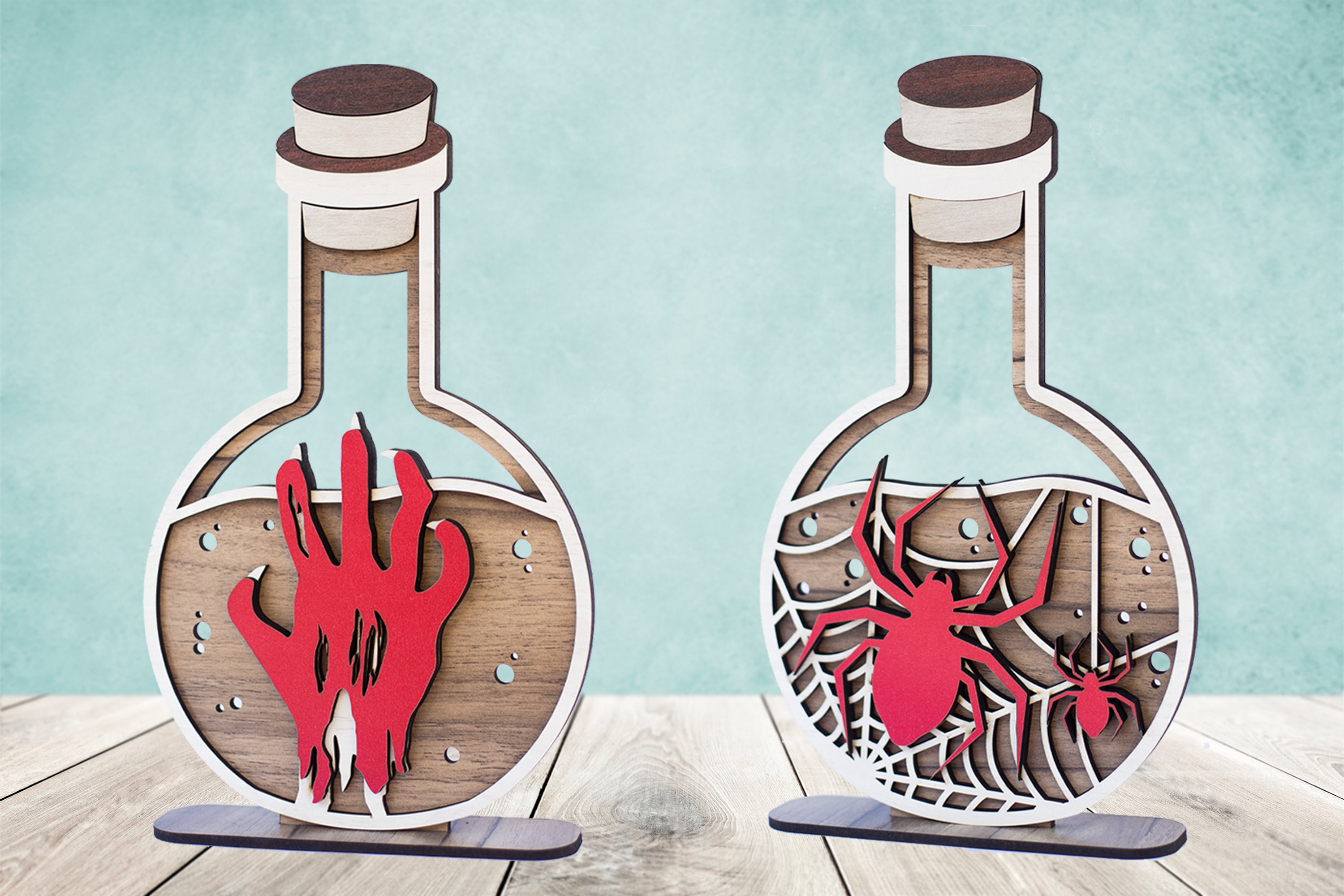 Halloween Laser Cut Files Glowforge SVG DXF for Plasma DIY Cnc - Etsy