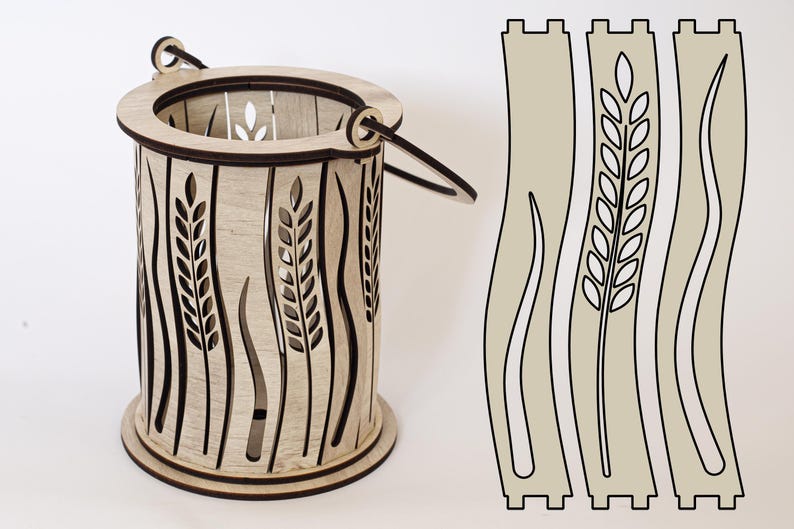 Lantern Laser Cut File 3D Glowforge Cricut SVG DXF for Plasma DIY Cnc ...