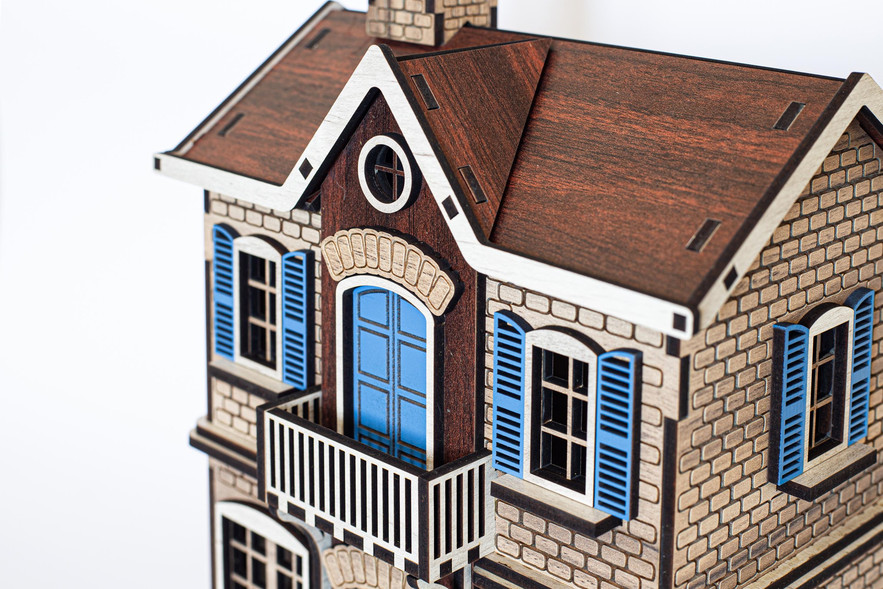 Christmas Village House Glowforge Laser Cut File SVG DXF DIY Cnc ...
