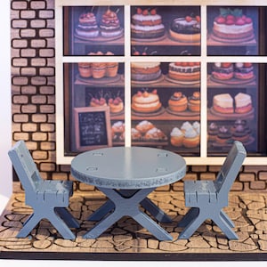 Christmas Village Laser Cut File Caffe SVG DXF DIY House 2024 Glowforge ...