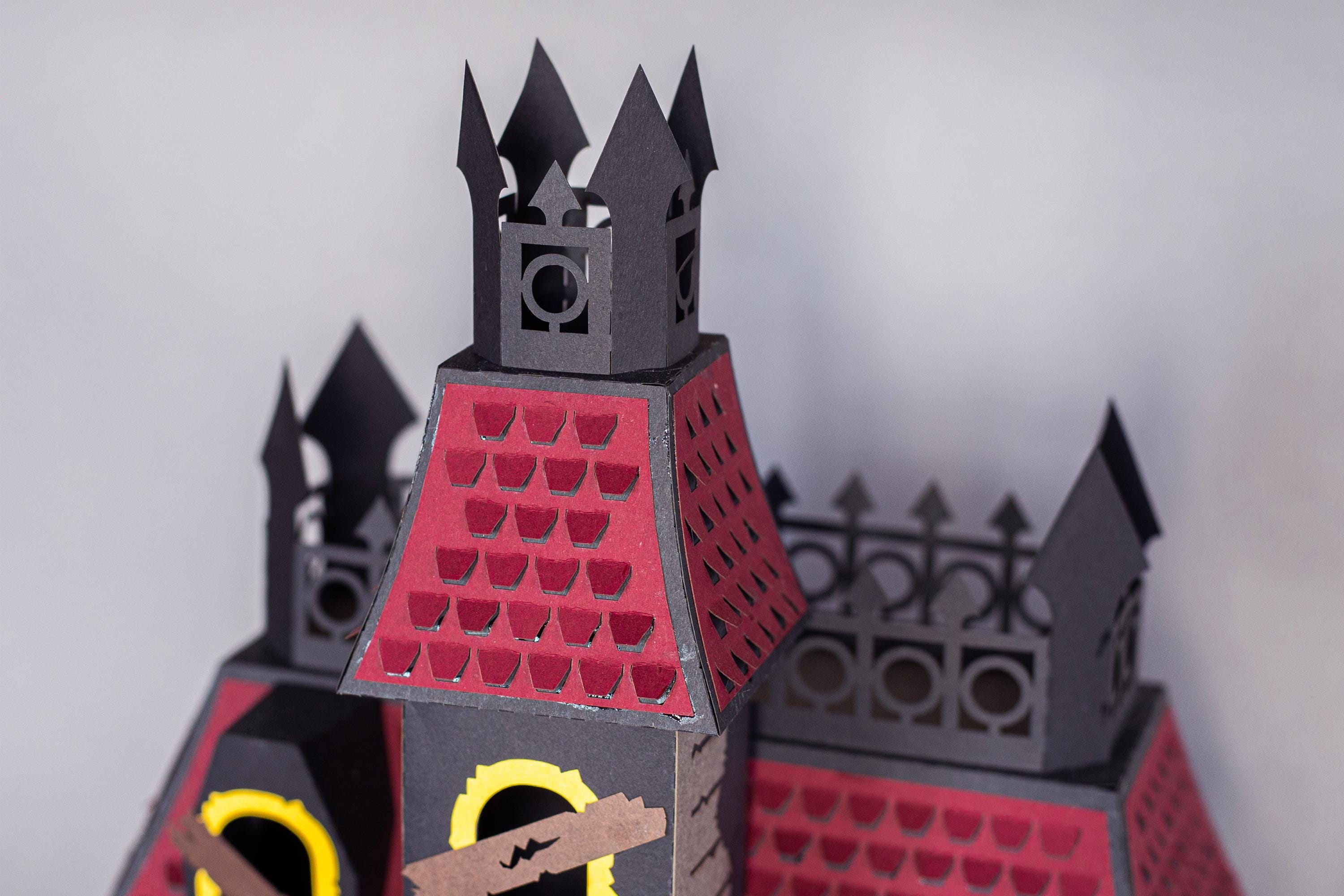 Halloween Haunted House SVG: 3D Papercraft Project (PDF) - Etsy
