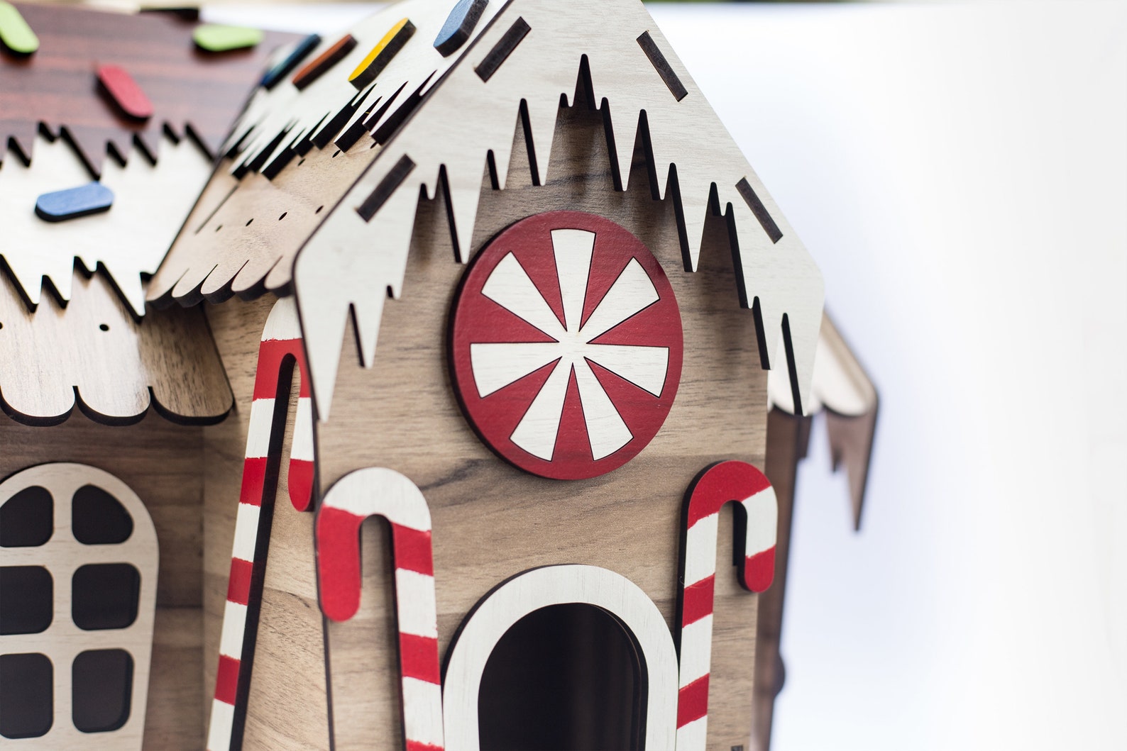 Christmas Village Gingerbread House 3D Glowforge SVG Laser Cut Files ...
