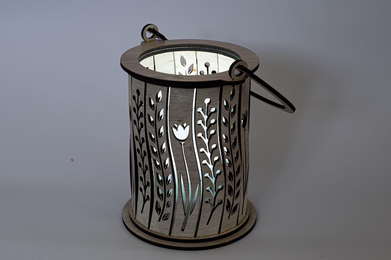 Lantern Laser Cut File 3D Glowforge Cricut SVG DXF for Plasma DIY Cnc ...