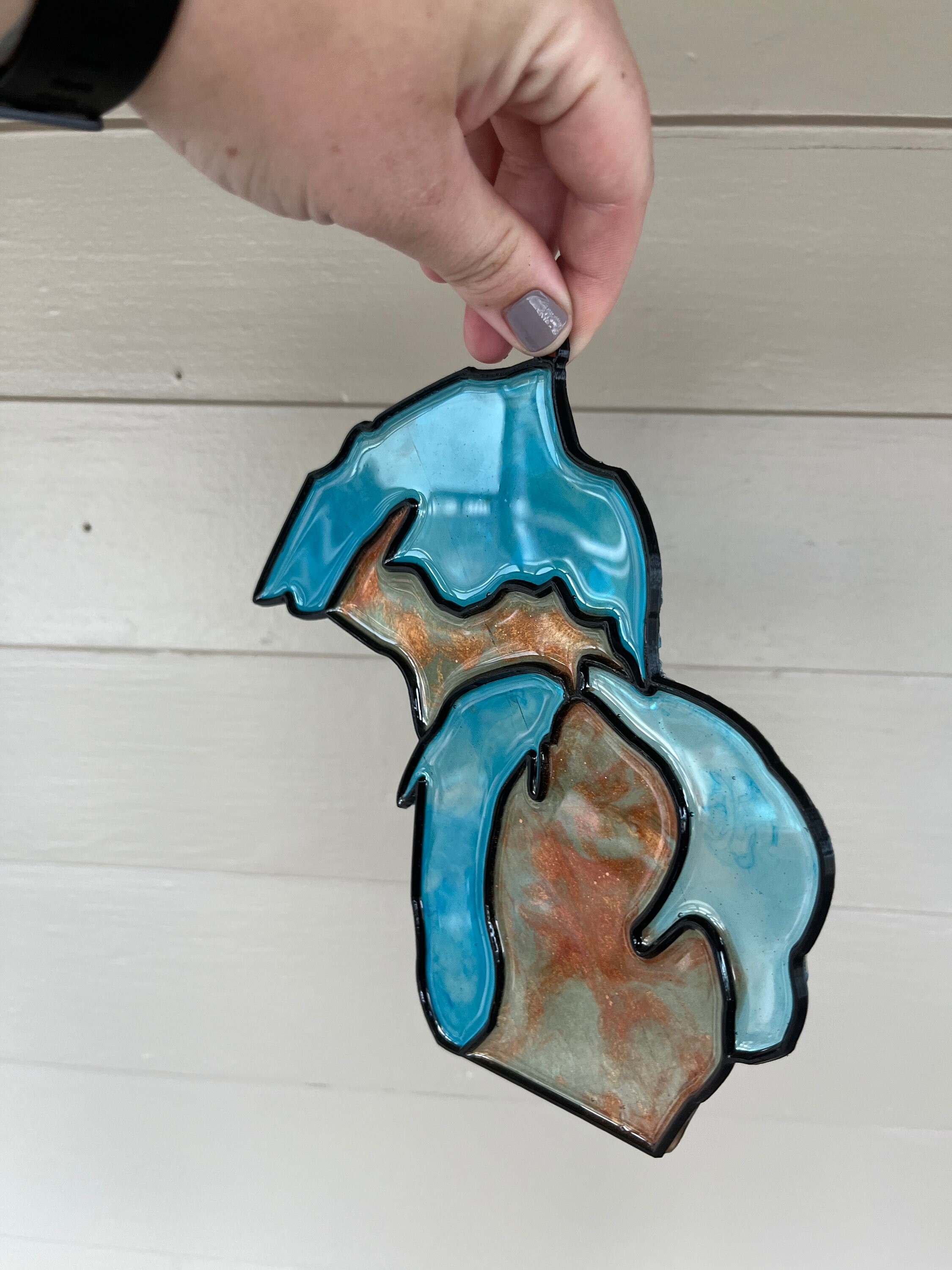 Michigan Resin Sun Catcher - Etsy