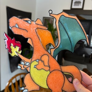 Charizard Resin/3d Printed Wall Hanging/suncatcher/pokemon Suncatcher ...