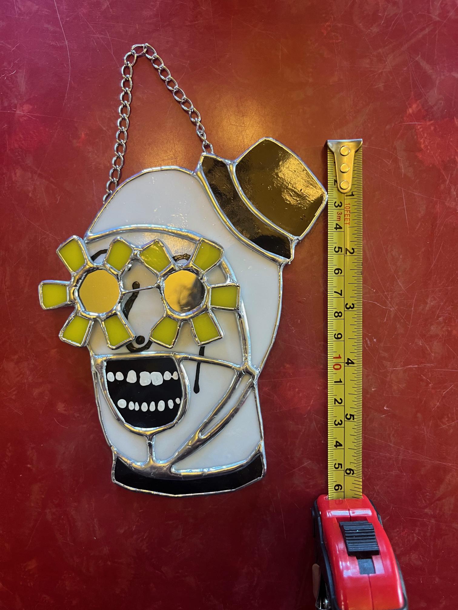 Art the Clown Terrifier Stained Glass Art, Horror Movie Decor - Etsy